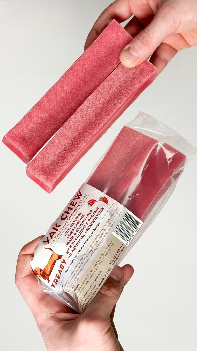 Strawberry Himalayan Yak Chew - 2 Pack – Antler Chew